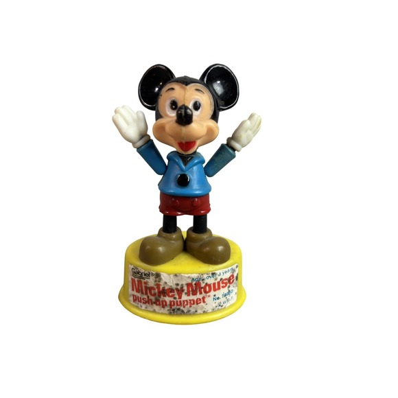 Toys | Vintage 1977 Mickey Mouse Pushup Puppet Gabriel Disney Toy Hong ...